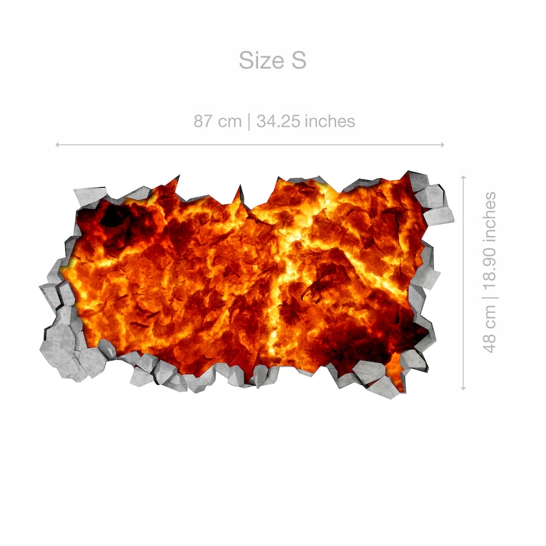 The Floor is Lava Decal 3D Kids Floor Decal 3D 3d Floor - Etsy