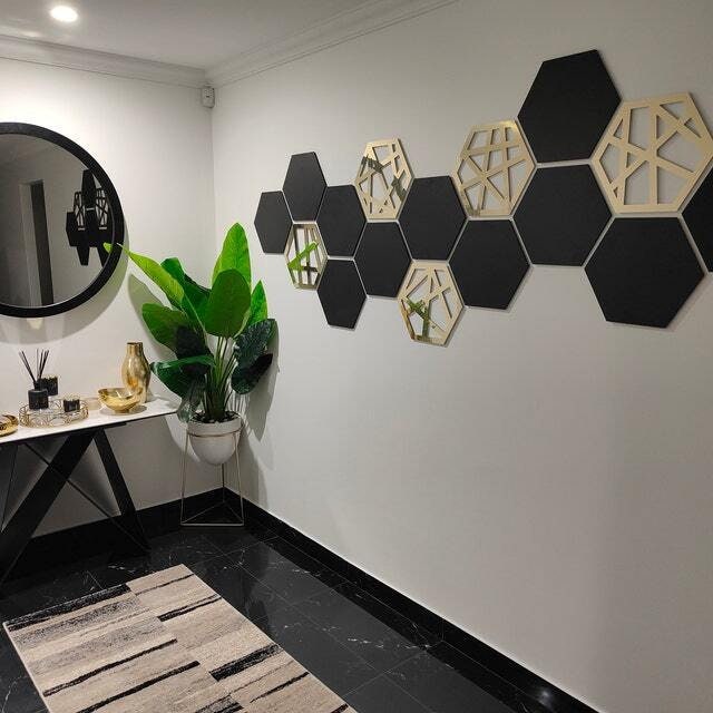 Hexagons Wall Panels 3D Wall Decor Polygon Wall Art - Etsy Canada