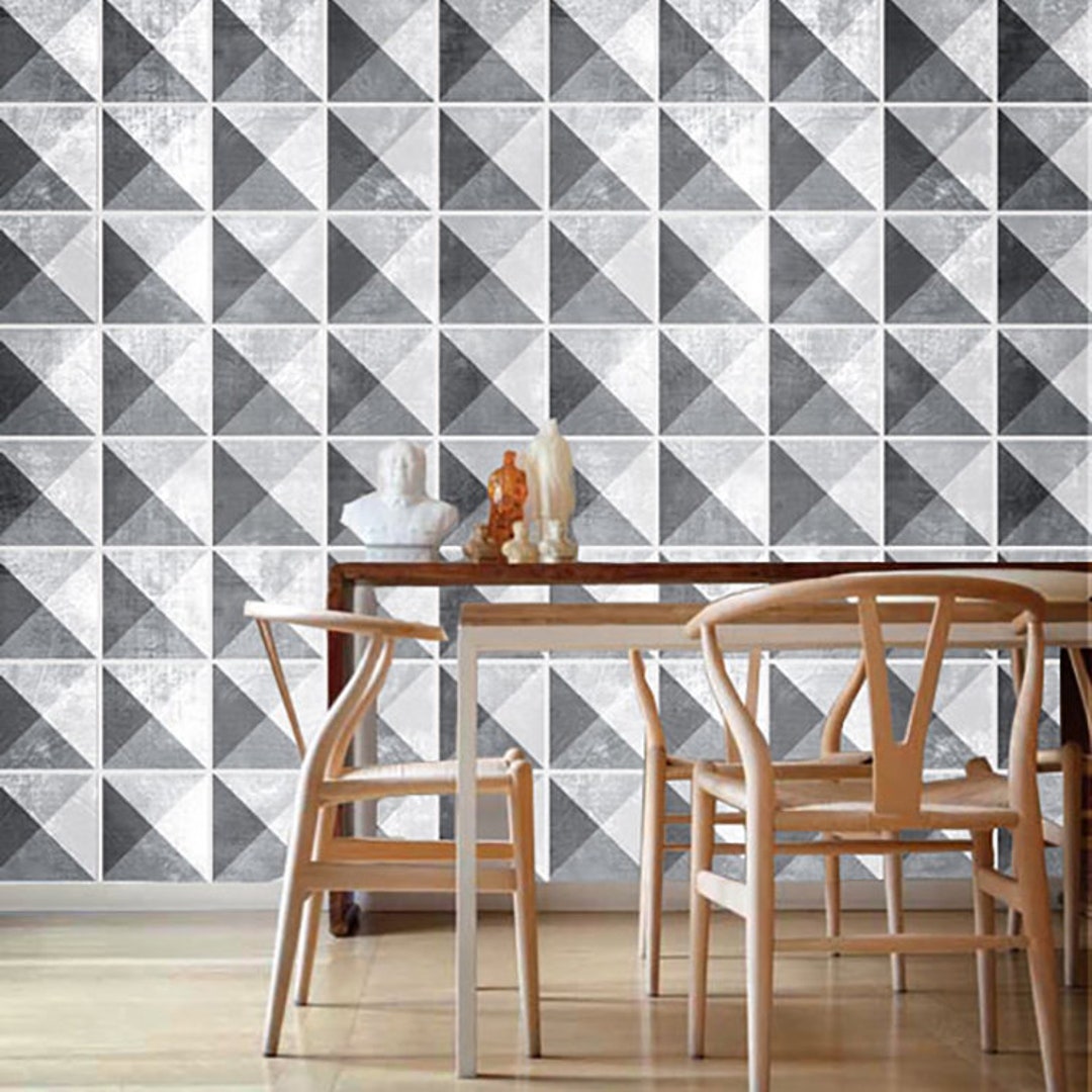 Geometric, Tile Decal, Carrelage Adhésif, Fliesenaufkleber, Stair ...