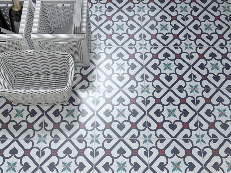 Beirut Tile Stickers, Stair Vinyl Decal, Removable Kitchen Backsplash ...