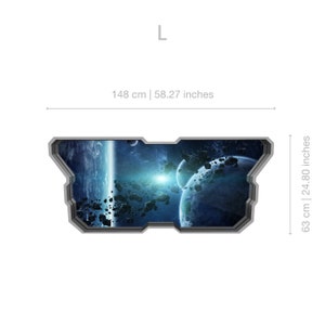 Asteroid Belt 3D Effect - 3d Wall - 3D Wallpaper - 3d Wall Art - 3d ...