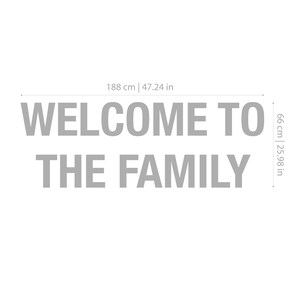 Welcome to the Family Sign - Office Sign - Living Room - Welcome Sign ...