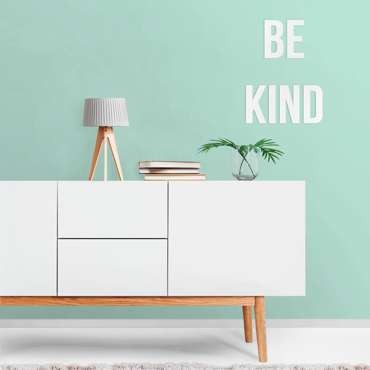 Be Kind Sign Gallery Wall Sign 3D Letters Quote Art | Etsy