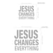 Jesus Changes Everything - Faith Sign - God - 3D Letters - Wall Decor ...