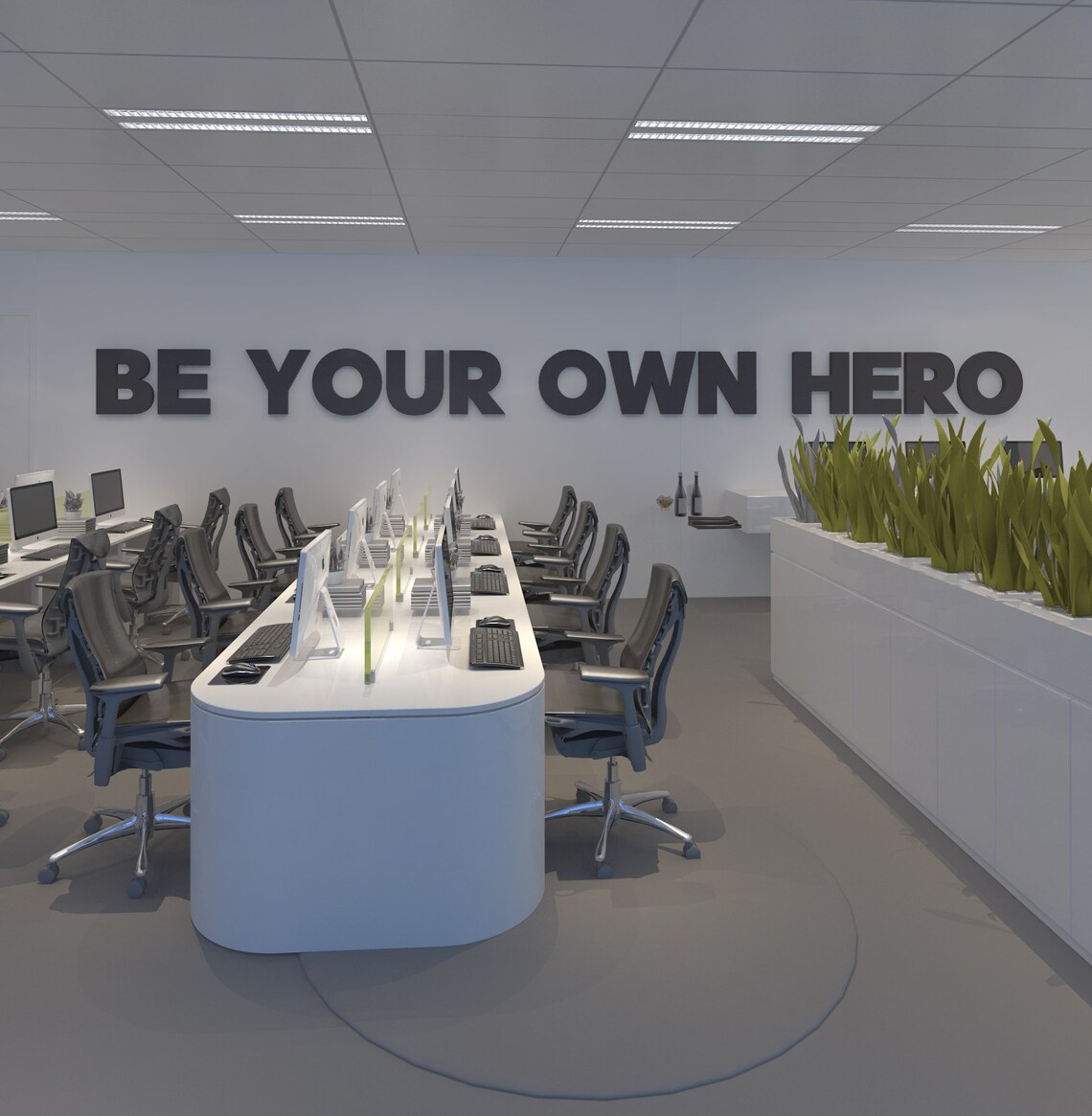 Office Sign , Motivation Sign , Company Office Motivation Sign, Be Your ...