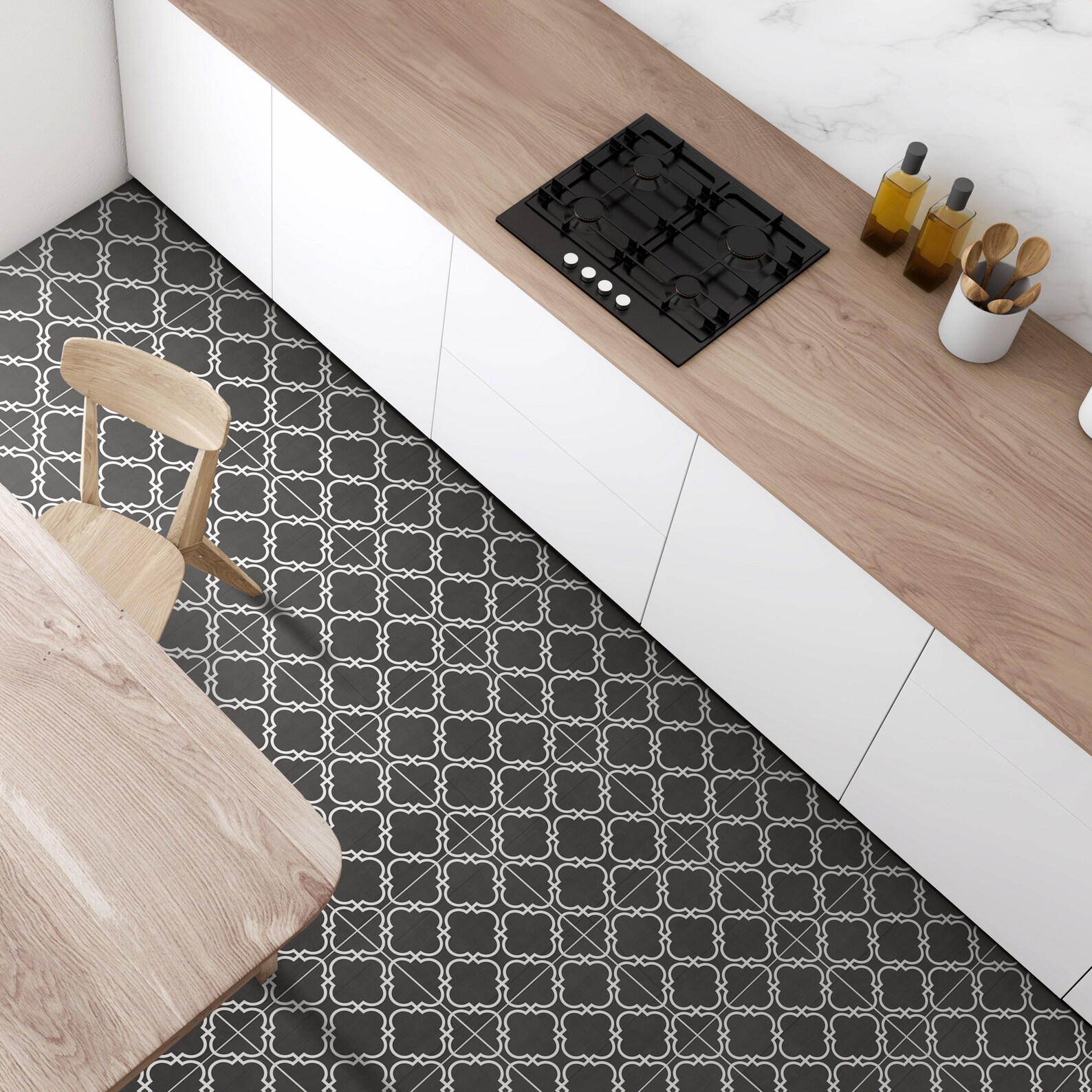 Muscat Tile Stickers, Moroccan Tile Decal, Self Adhesive Mosaics ...