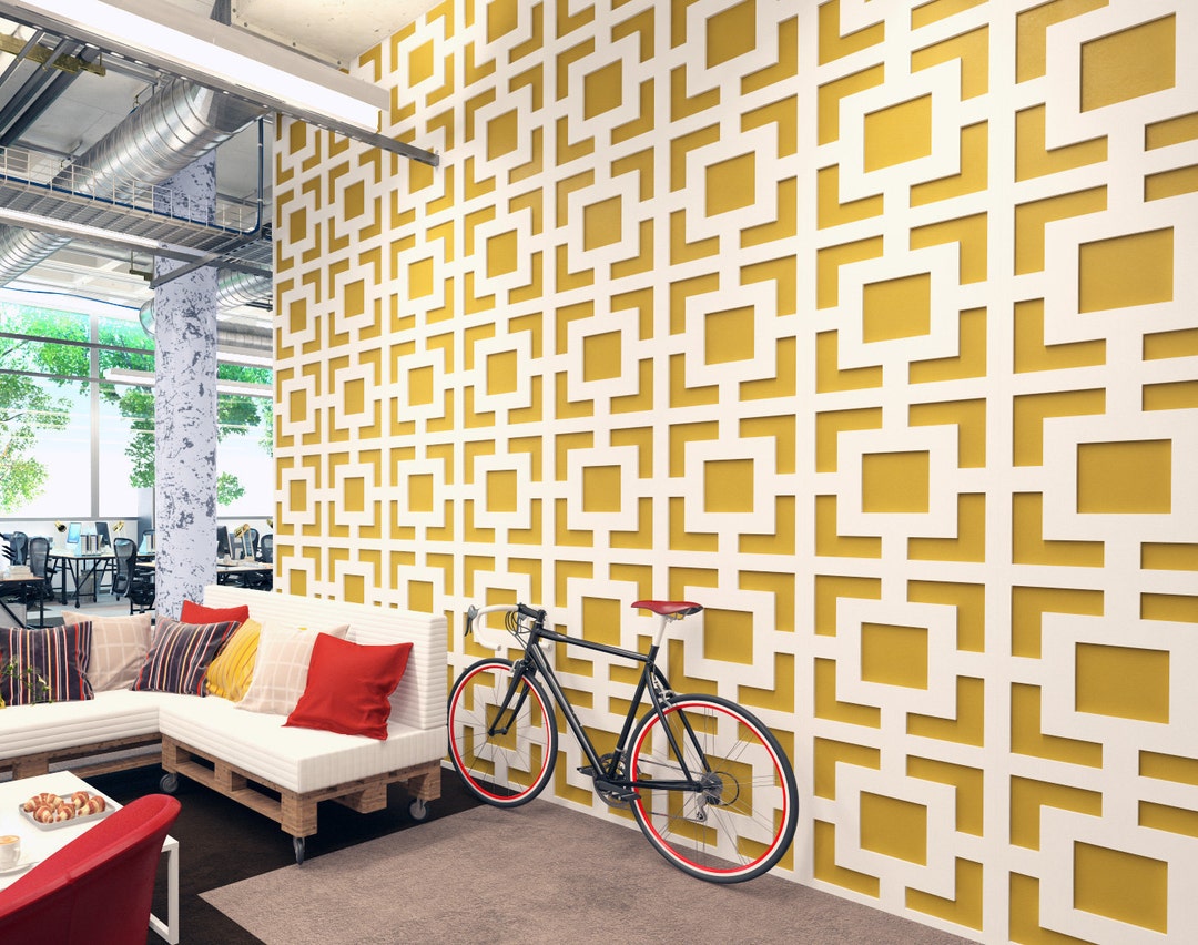 Mid Century Modern - Wall Paneling - Panele 3D - 3D Wall Panels - Wall ...