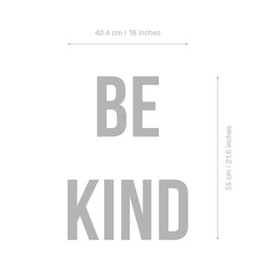 Be Kind Sign - Gallery Wall Sign - 3D Letters - Quote Art - Wall Decor ...
