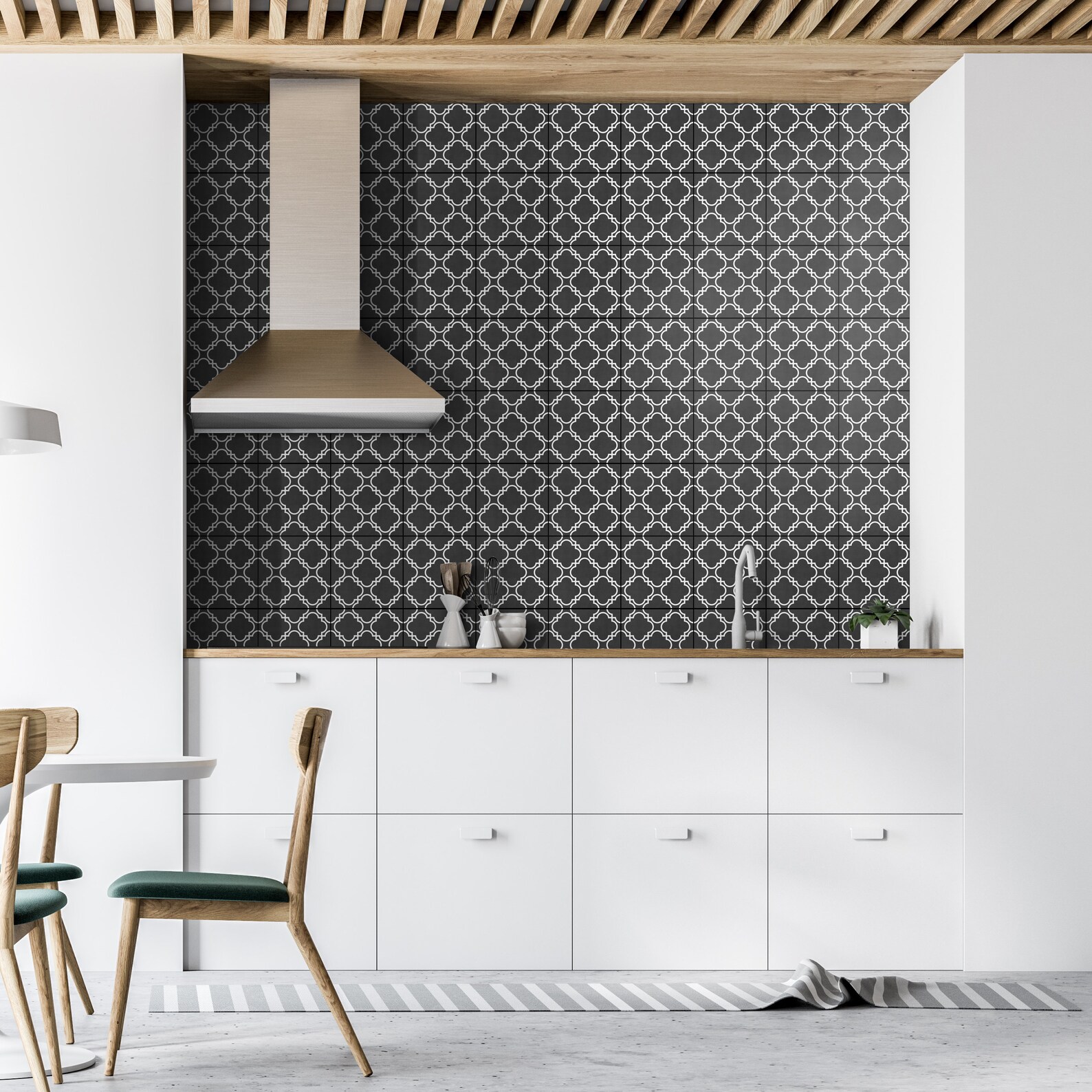 Muscat Tile Stickers, Moroccan Tile Decal, Self Adhesive Mosaics ...