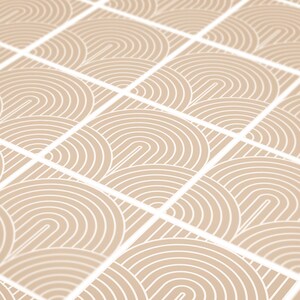 Beige Zen Garden Tile Decals, Boho Raibow Tile Stickers, Peel & Stick ...