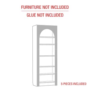 Billy Shelf Decor, 1 Arch, Furniture Applique Hack, Furniture Overlay ...