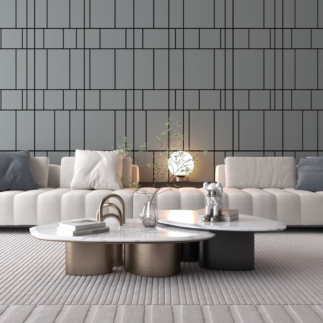 Middle Grey Decorative Panels, 3D Wall Panels, Living Room Hallway ...