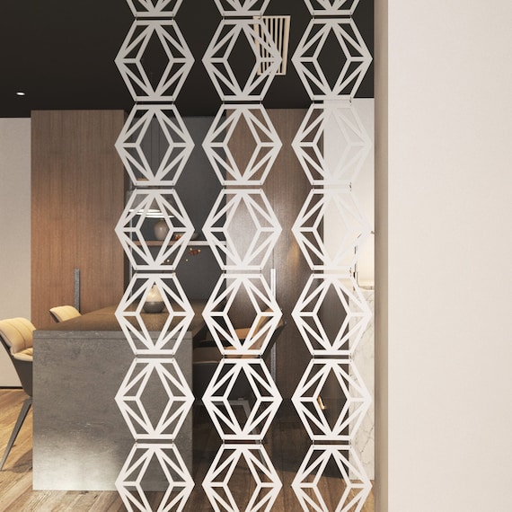 Room Separator Partition Hanging Contemporary Wall Hanging | Etsy