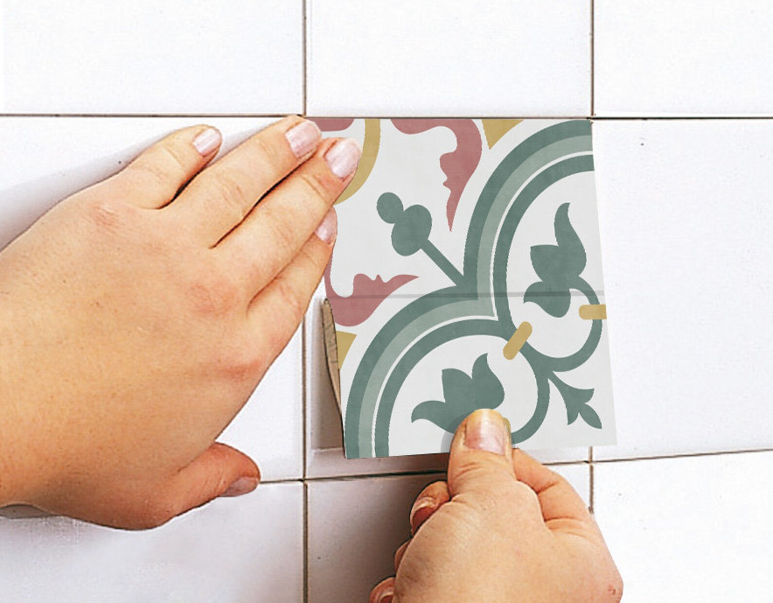 Florent Tile Sticker Cement Tile Sticker for DIY Tiles | Etsy