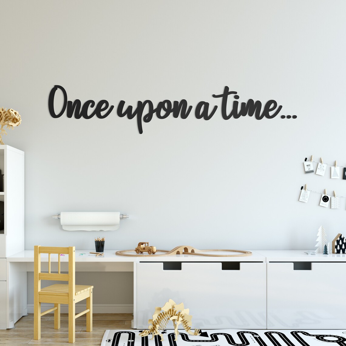 Once Upon a Time Sign Reading Space Decor Classroom Decor - Etsy