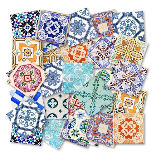 Sample Tiles Stickers Pack of 4 SKU:SMPL - Etsy