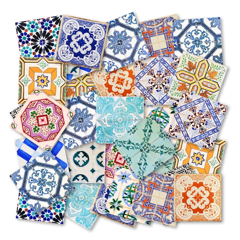 Sample Tiles Stickers Pack of 4 SKU:SMPL - Etsy