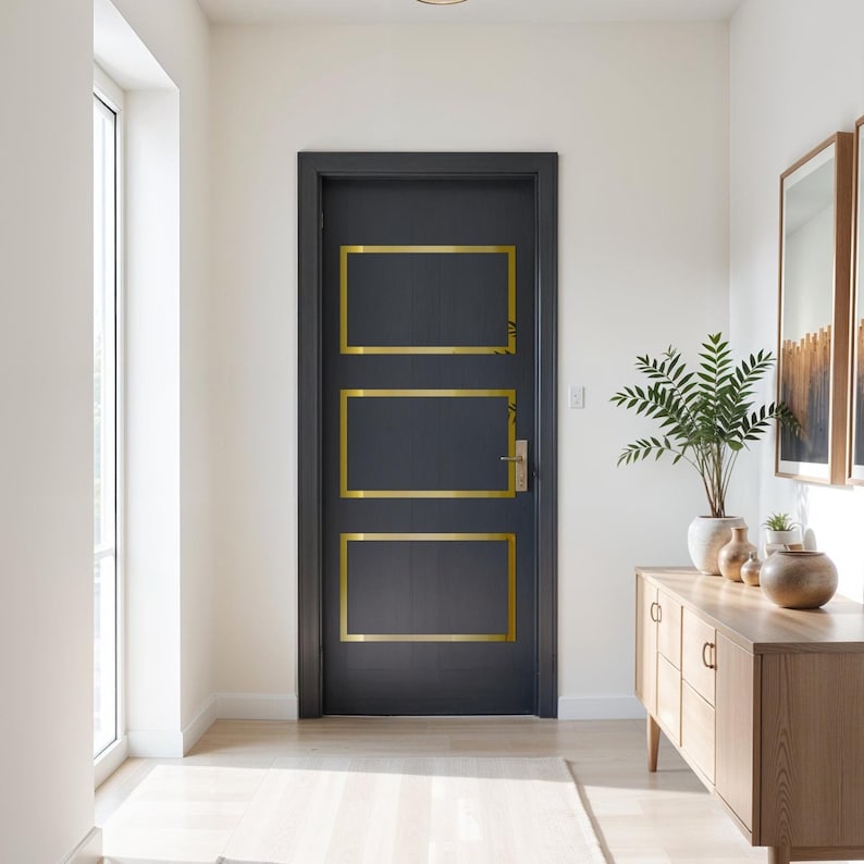 Acrylic Door Frame Mirrors, Decorative Panels for Doors, Easy ...