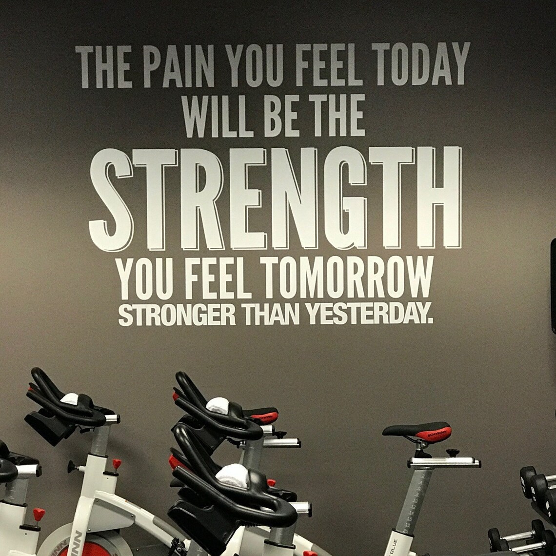 Exercise Stickers Gym Wall Decal Workout Stickers | Etsy