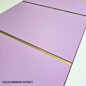 Lilac and Mirror Decorative Panels, 3D Wall Panels, Pack of 8 or 16 ...