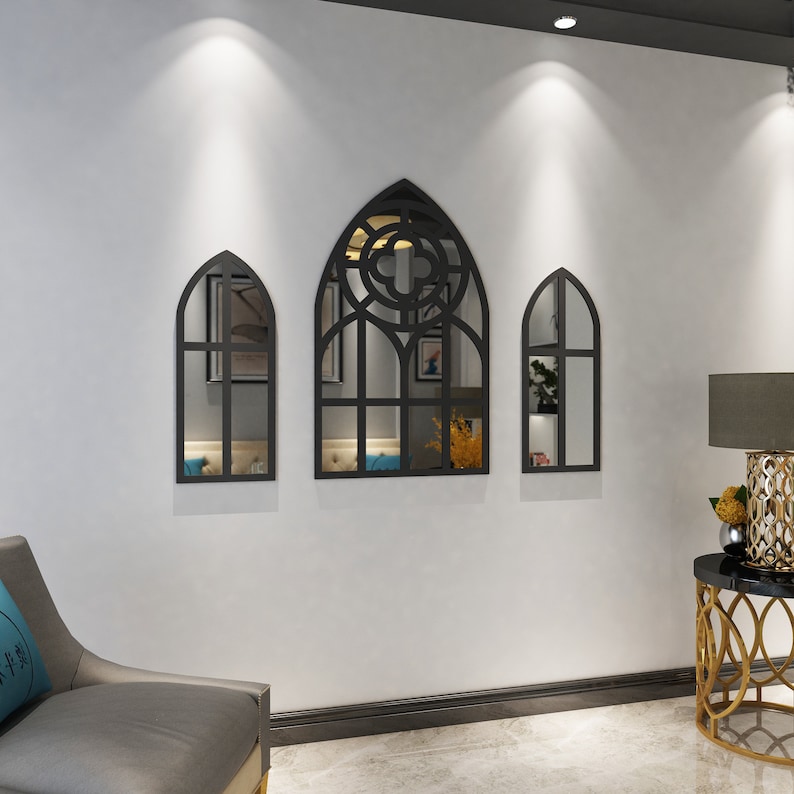 Gothic Medieval Mirrors Arches Cathedral Style Arch Gotic - Etsy