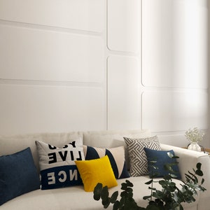 Rectangles Wall Panels, 3D Wall Art, Geometric Art, Decorative Panels ...