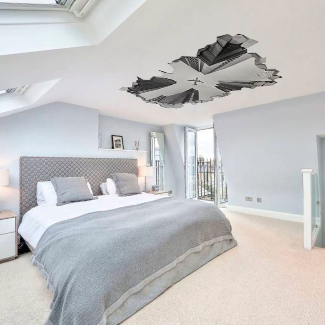 Aeroplane Sky 3D Effect Ceiling - 3d Wallpaper - 3d Wall Decal - 3d ...