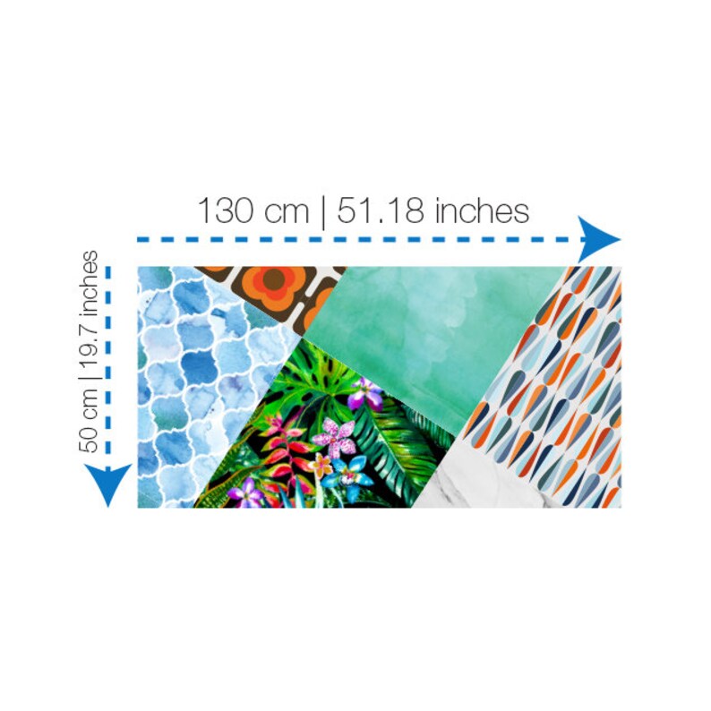 Adhesive Fabric Mural Samples | Etsy