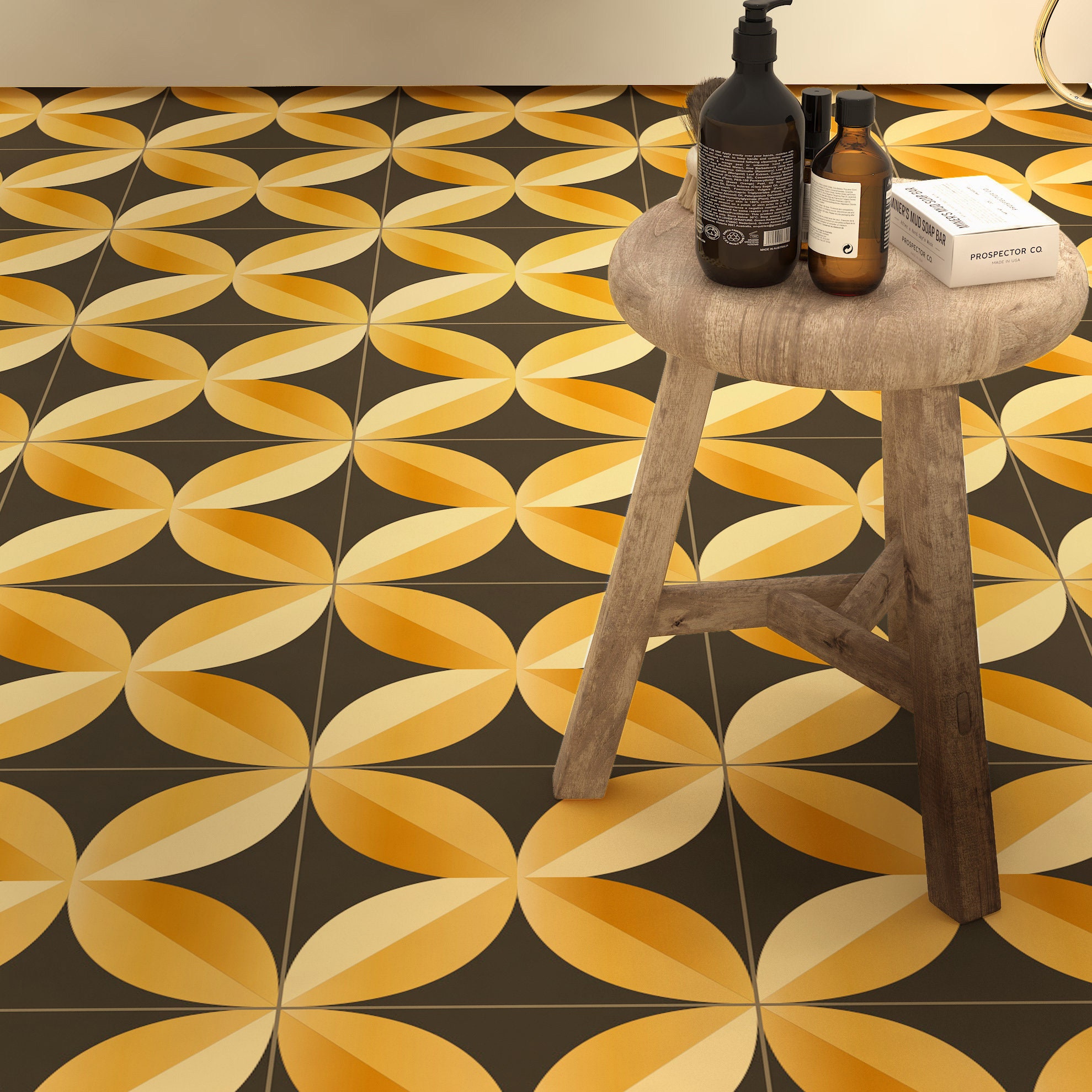 70s Pattern Tile Stickers Retro Pattern Geometric Suitable - Etsy UK