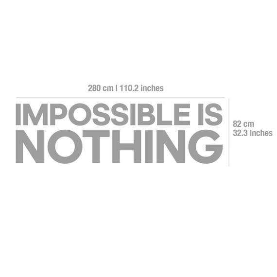 Impossible Is Nothing Logo