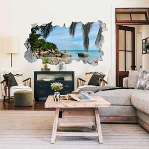 Broken Wall Sticker - Wall Decal - 3d Wallpaper - 3d Wall Decals ...