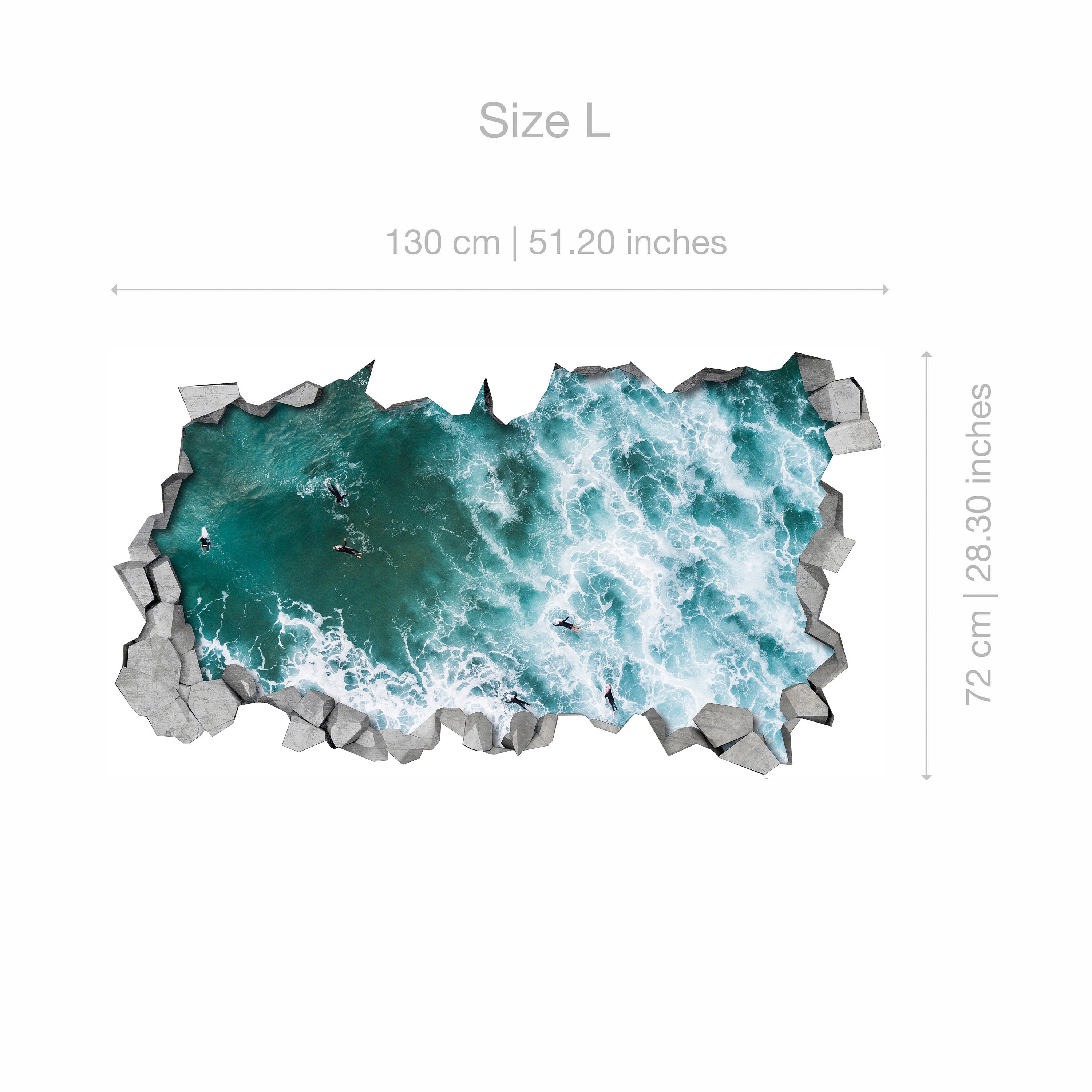 Ocean Floor Decal 3D - 3d Wallpaper - 3d Floor Decals - 3d Printed - 3d ...