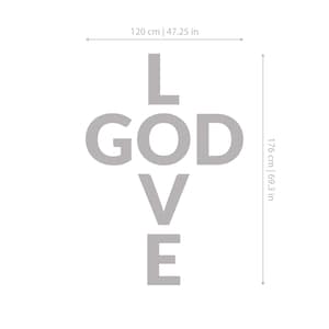 Love God Sign - Faith Sign - Bible Wall Art - SKU:LOOD - Etsy