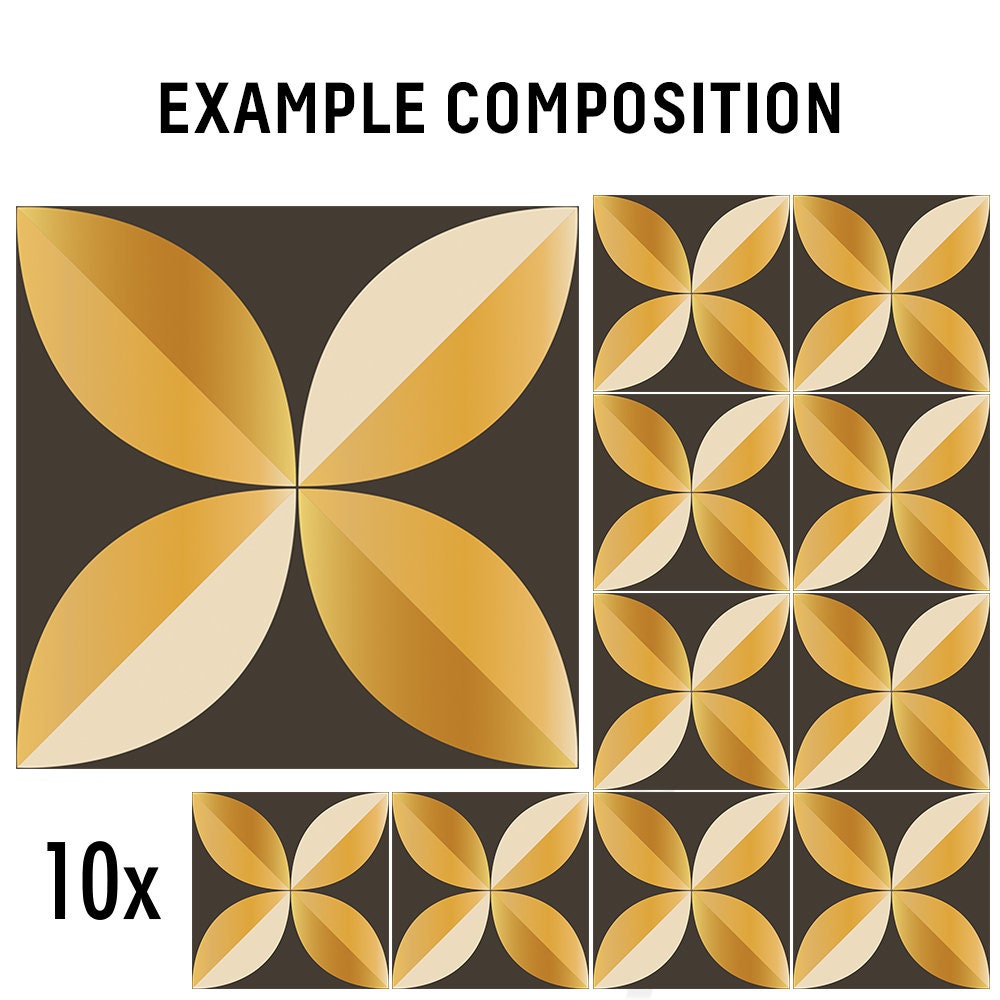 70s Pattern Tile Stickers Retro Pattern Geometric Suitable - Etsy UK