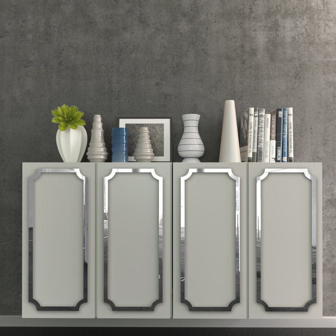 Aveiro IVAR Kits 2 Panels Furniture Appliques Fretwork | Etsy