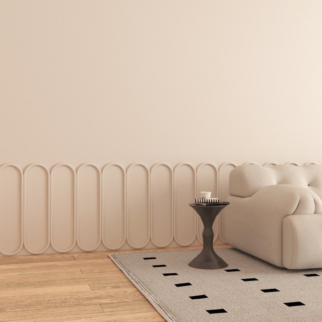 Wainscot Capsules Wall Panels, 3dimensional Accent Wall, Wainscot ...