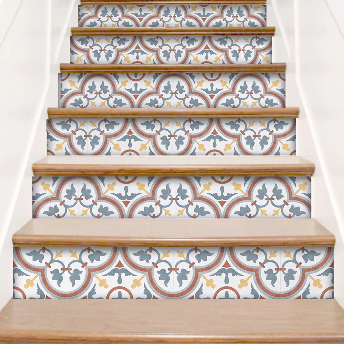 VALENCIA Tile Decal Stencil Alternative Floor or Wall Tile - Etsy