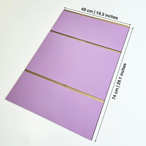 Lilac and Mirror Decorative Panels, 3D Wall Panels, Pack of 8 or 16 ...