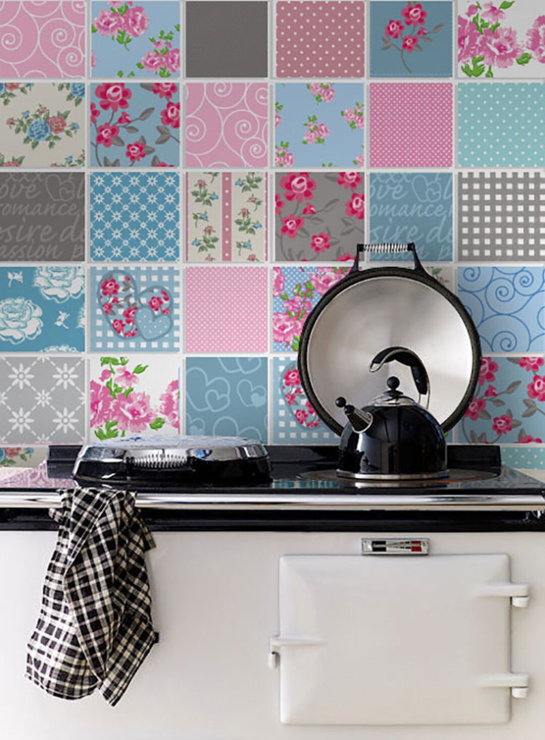 Patchwork, Tile Stickers, Carrelage Adhésif, Tile Decals, Stair ...