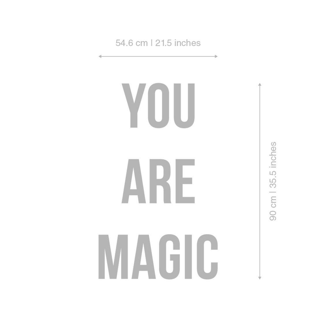 You Are Magic Sign Gallery Wall Sign 3D Letters Quote - Etsy