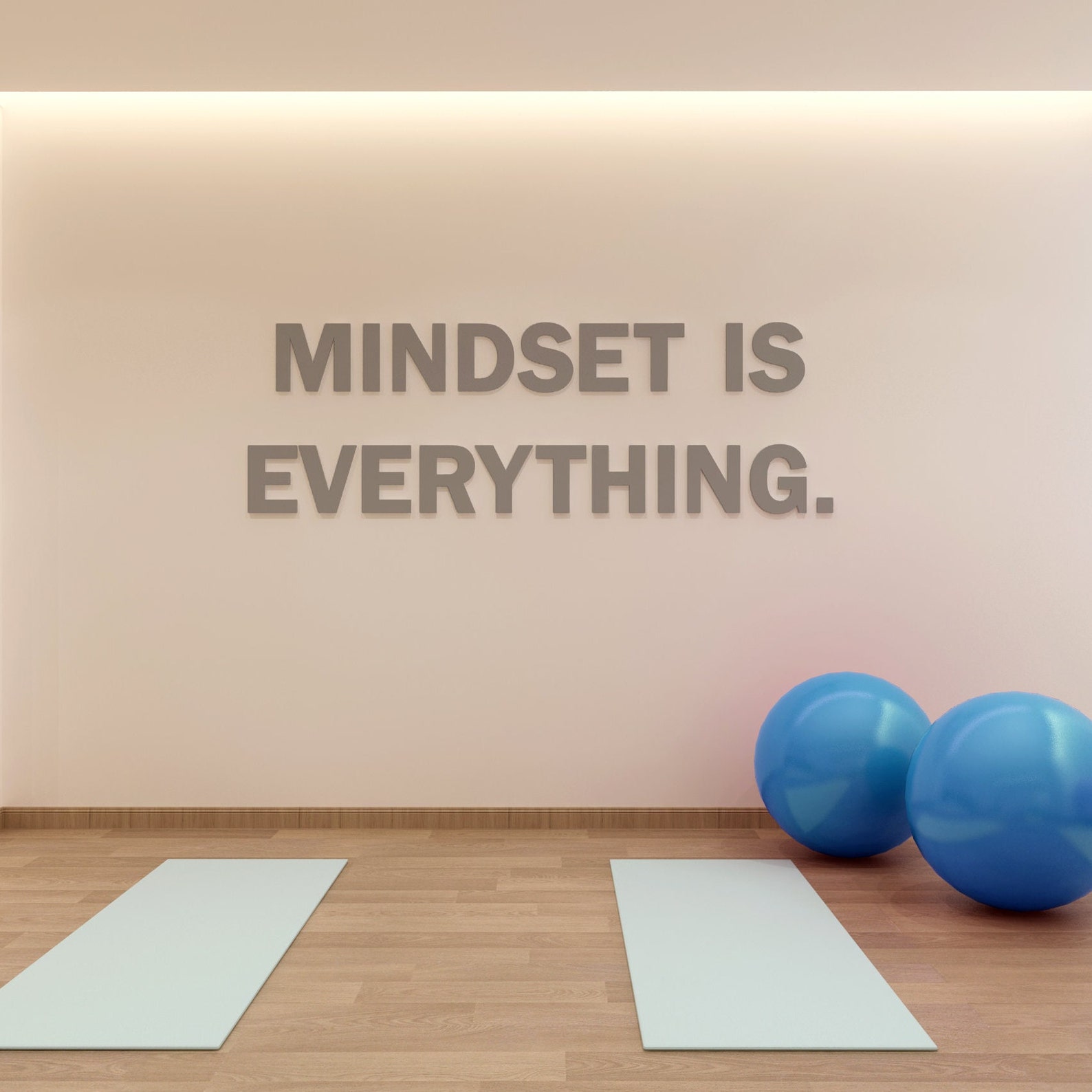 Mindset is Everything, Office Wall Decor Quote, Office Wall Sign ...