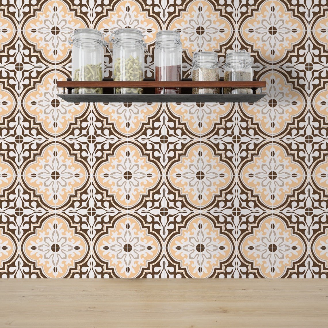Ankara Tile Stickers, Turkish Tile, Suitable for Wall and Floor ...