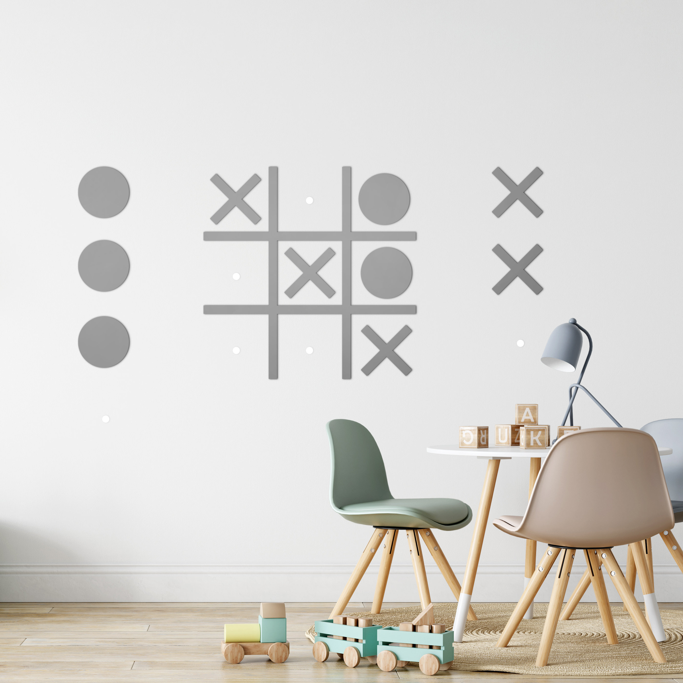 Prints Art & Collectibles 4 Purple Tic Tac Toe Hearts Wall Art ...