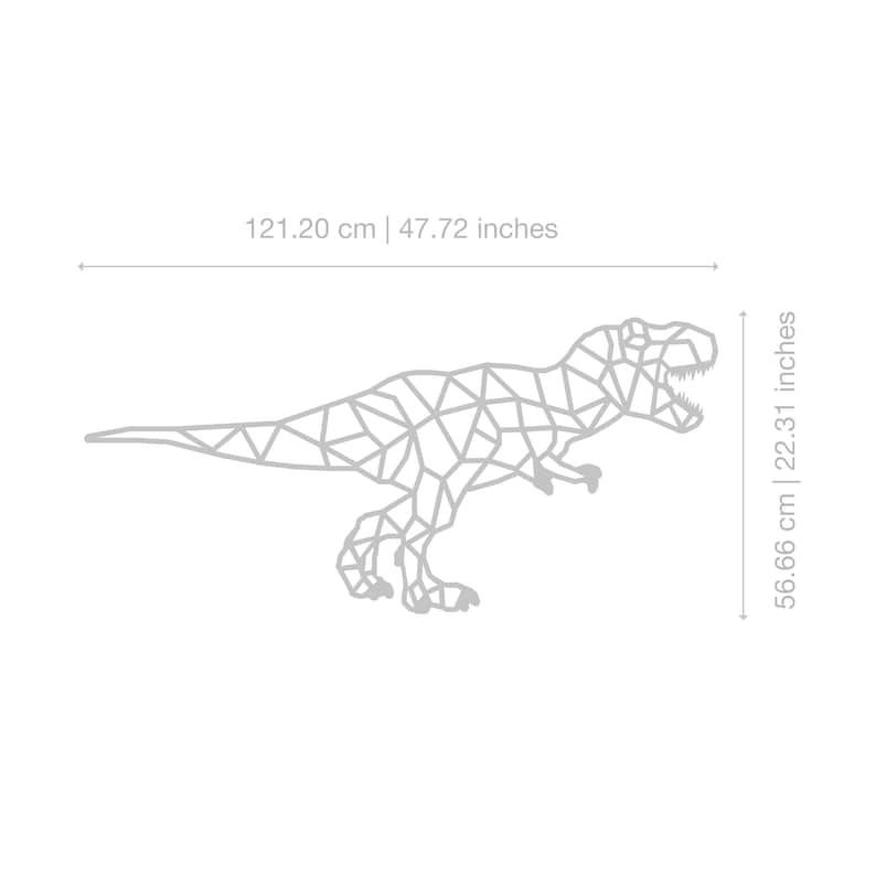 Geometric Dinosaur Decor T-rex Jurassic World Animal - Etsy