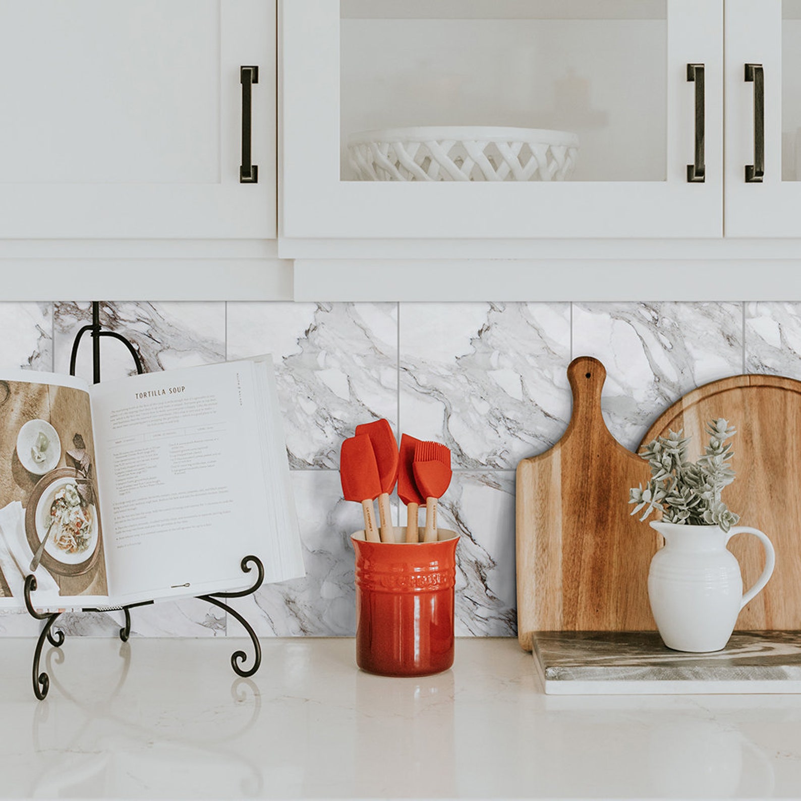 Classic White Marble Tile Sticker Suitable Wall & Floor - Etsy Australia