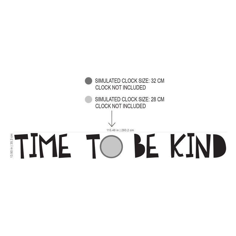 Time to Be Kind Classroom Decor School Teacher Motivation - Etsy