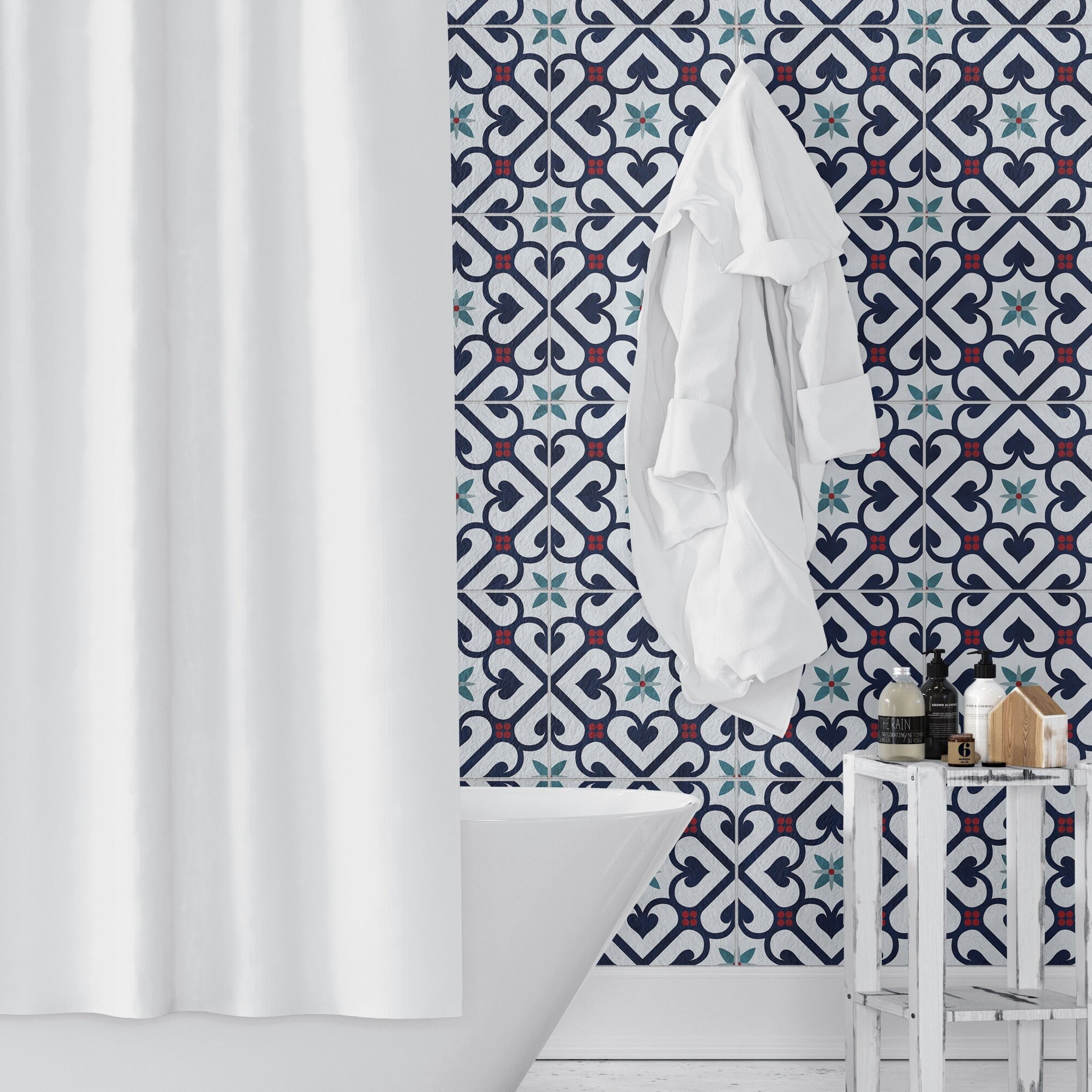 Beirut Tile Stickers, Stair Vinyl Decal, Removable Kitchen Backsplash ...