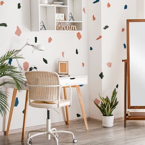 Pastel Colors, Terrazzo Stickers, Kids Decals, Terrazzo Wall Art, Stone ...