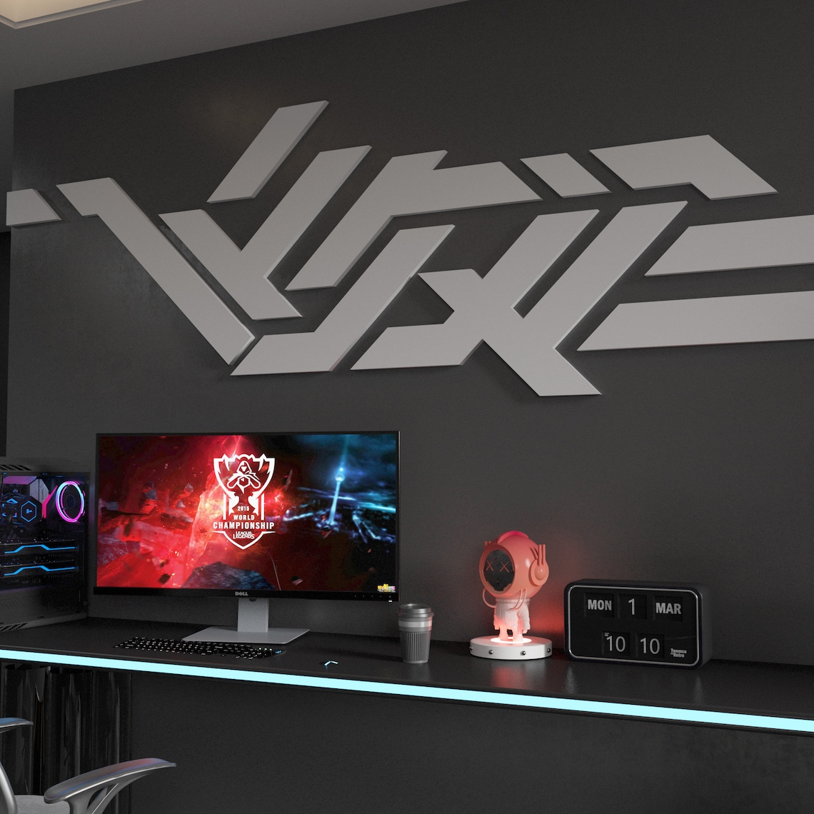 Gaming Room 3D Wall Decor, Video Games Sign, Gameroom Sign Gifts, Sci ...