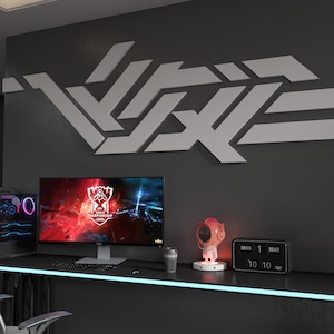 Gaming Room 3D Wall Decor, Video Games Sign, Gameroom Sign Gifts, Sci ...